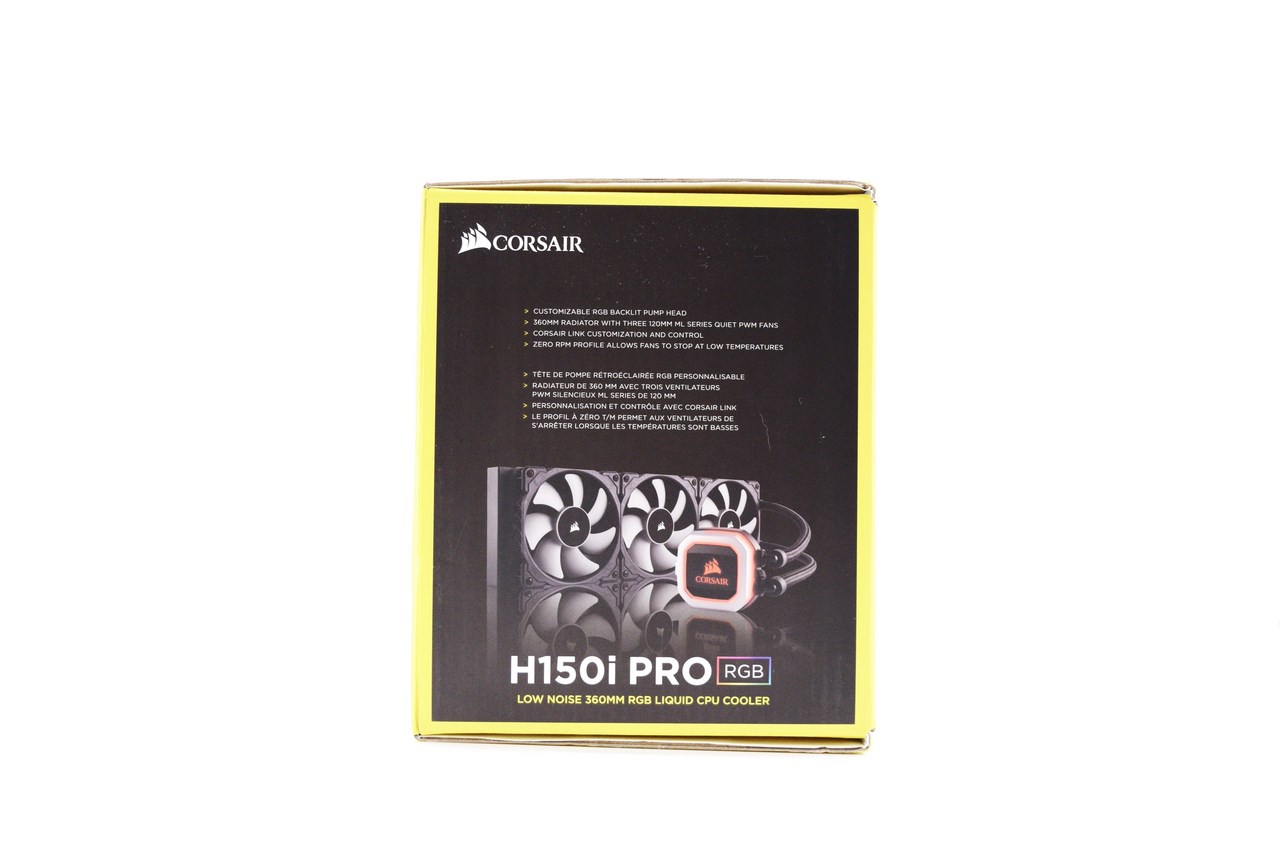 CORSAIR Hydro H150i Pro Low Noise 360mm RGB Liquid CPU Cooler Review