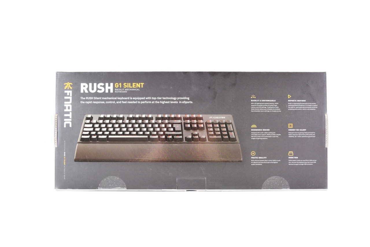 Fnatic Gear RUSH G1 Silent Backlit Mechanical Keyboard Review