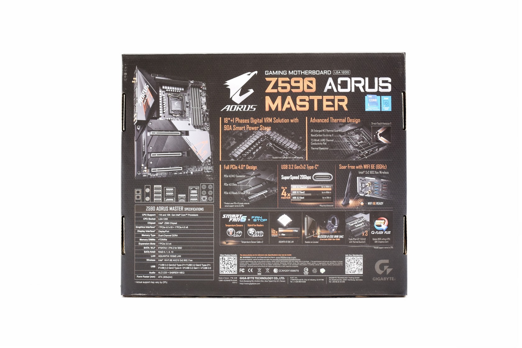 GIGABYTE Z590 Aorus Master Motherboard Review