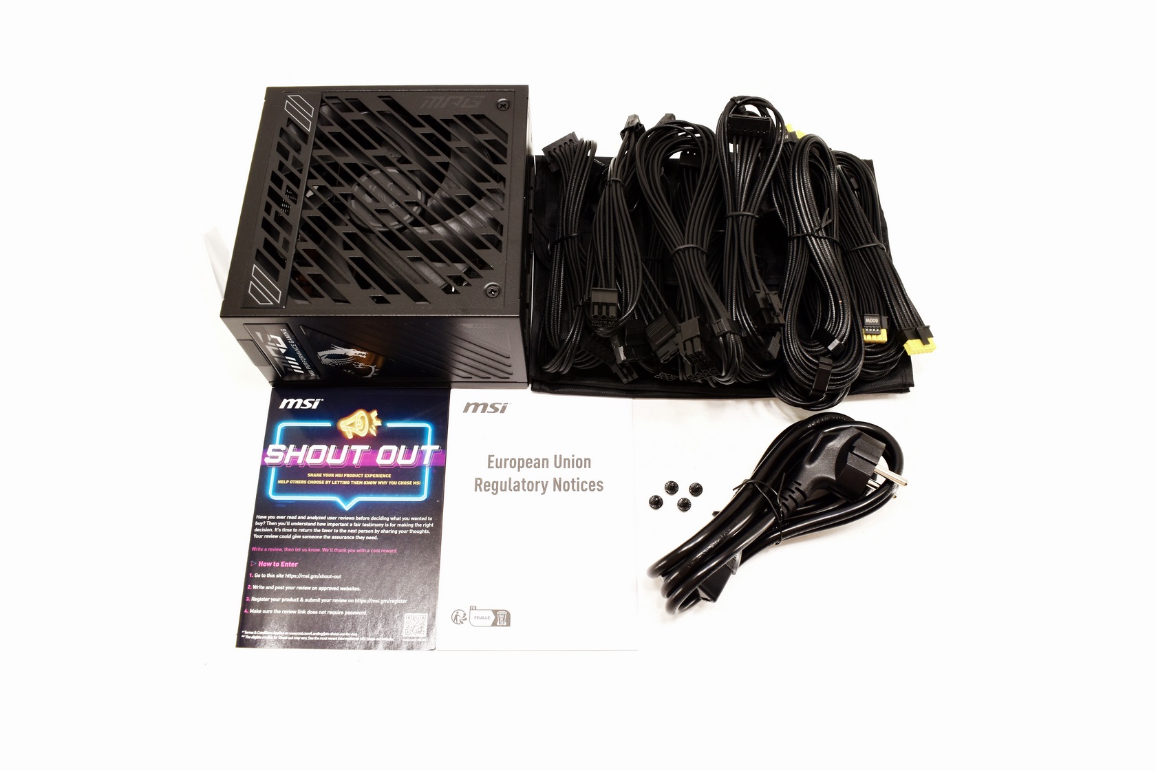 MSI A1000GS PCIE5 ATX 3.1 Power Supply Unit Review