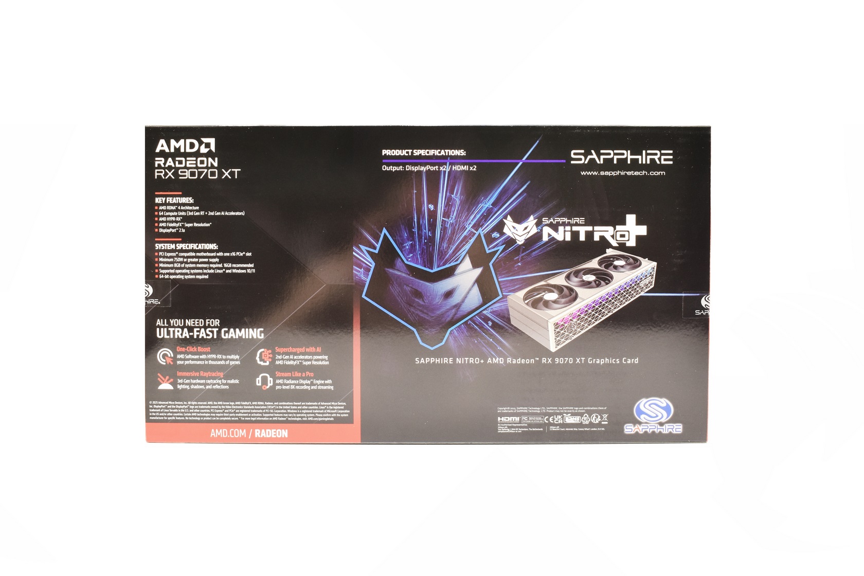 SAPPHIRE NITRO+ AMD Radeon RX 9070 XT 16GB OC Graphics Card Review